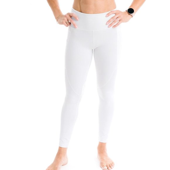 ZYIA | Pants & Jumpsuits | Zyia White Pocket Viper Lnt | Poshmark